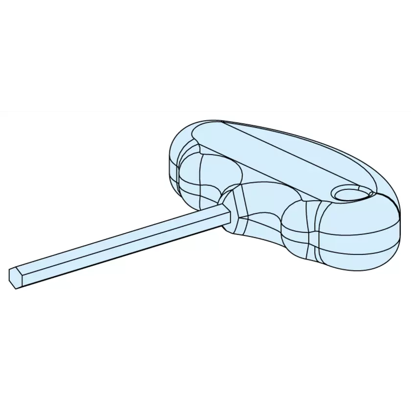 ER-007769 Hexagon socket head wrench SW 6 | EROWA LTD