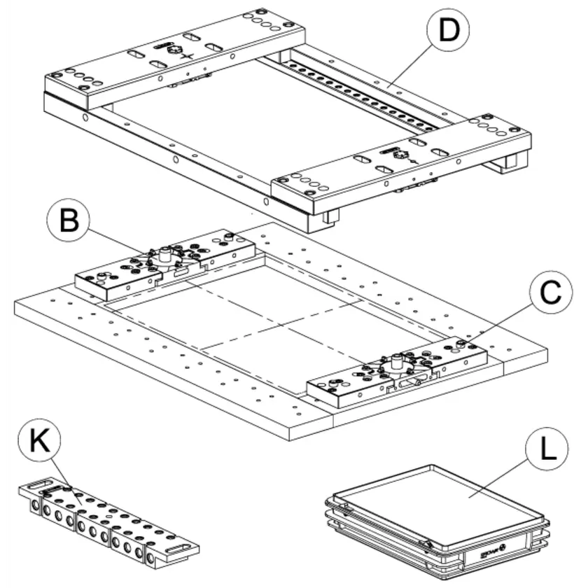 ER-041236 FrameSet Kit M Fanuc Alpha 1iB | EROWA LTD